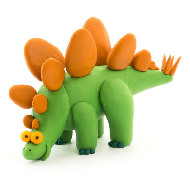 Pâte à modeler auto-durcissante HEY CLAY® - Grand coffret 6 dinosaures