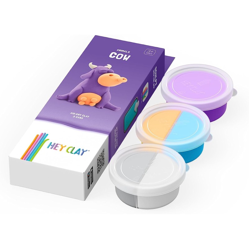 Pâte à modeler auto-durcissante HEY CLAY® - Animaux de la ferme