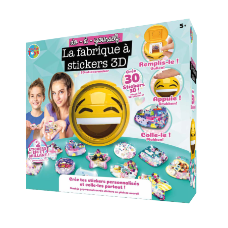 La fabrique à stickers 3D - Atelier créatif enfants - Best Of Toys